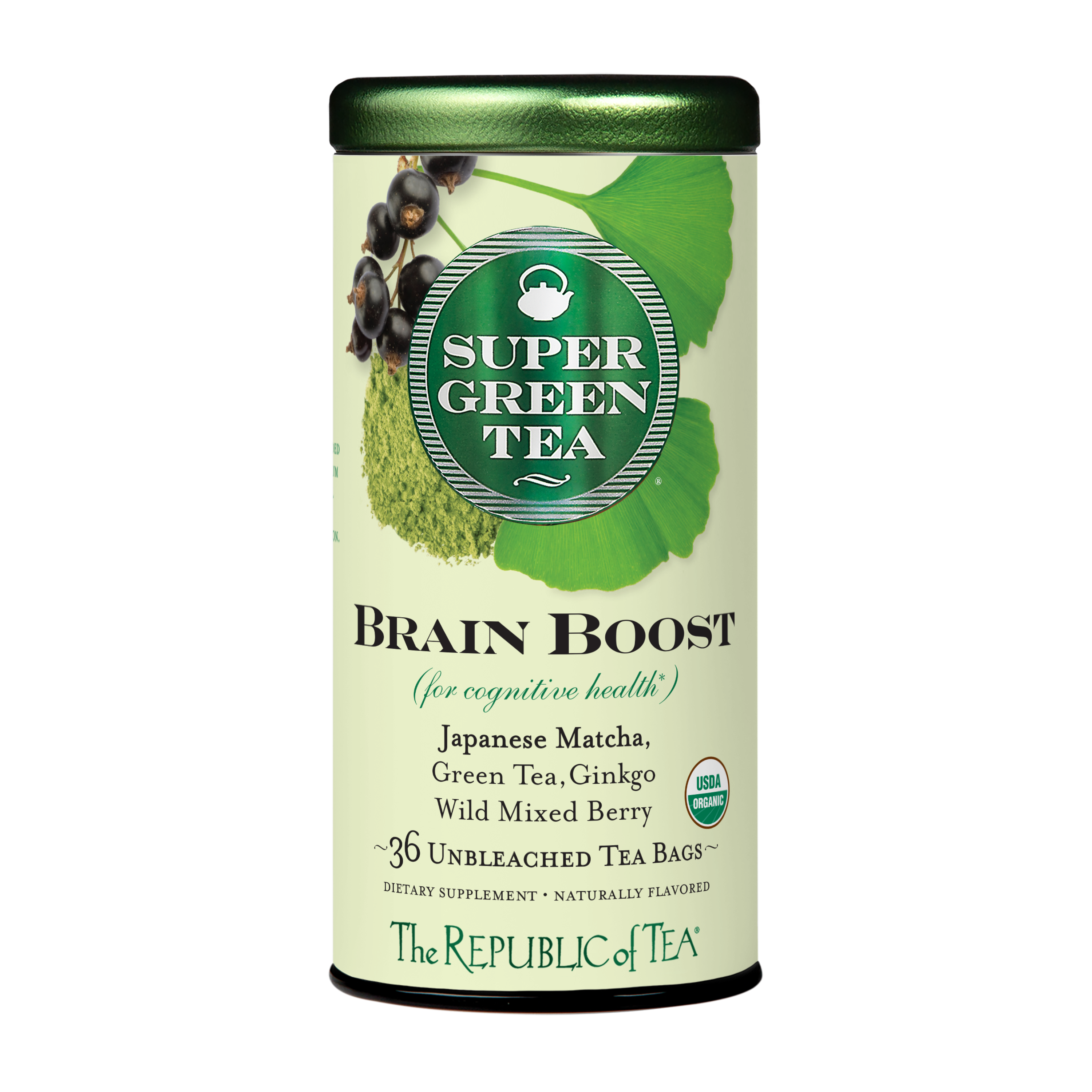 The Republic of Tea Organic Brain Boost Green Tea | Grove Collaborative