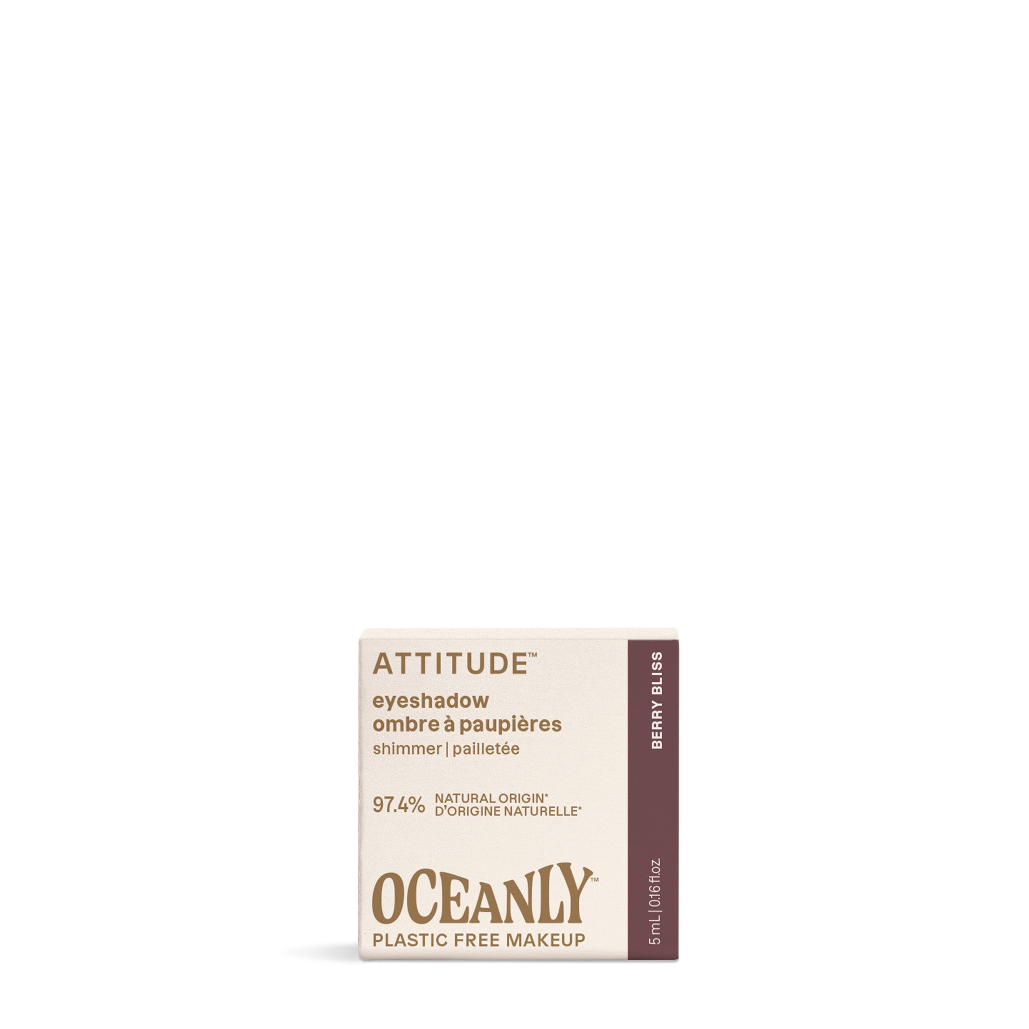 ATTITUDE Oceanly Eyeshadow - Pretty In Pink | Grove Collaborative