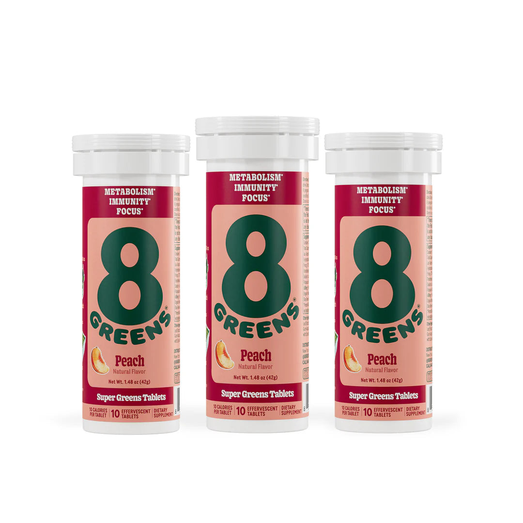 8Greens Super Greens Tablet - Peach - 30 count | Grove Collaborative