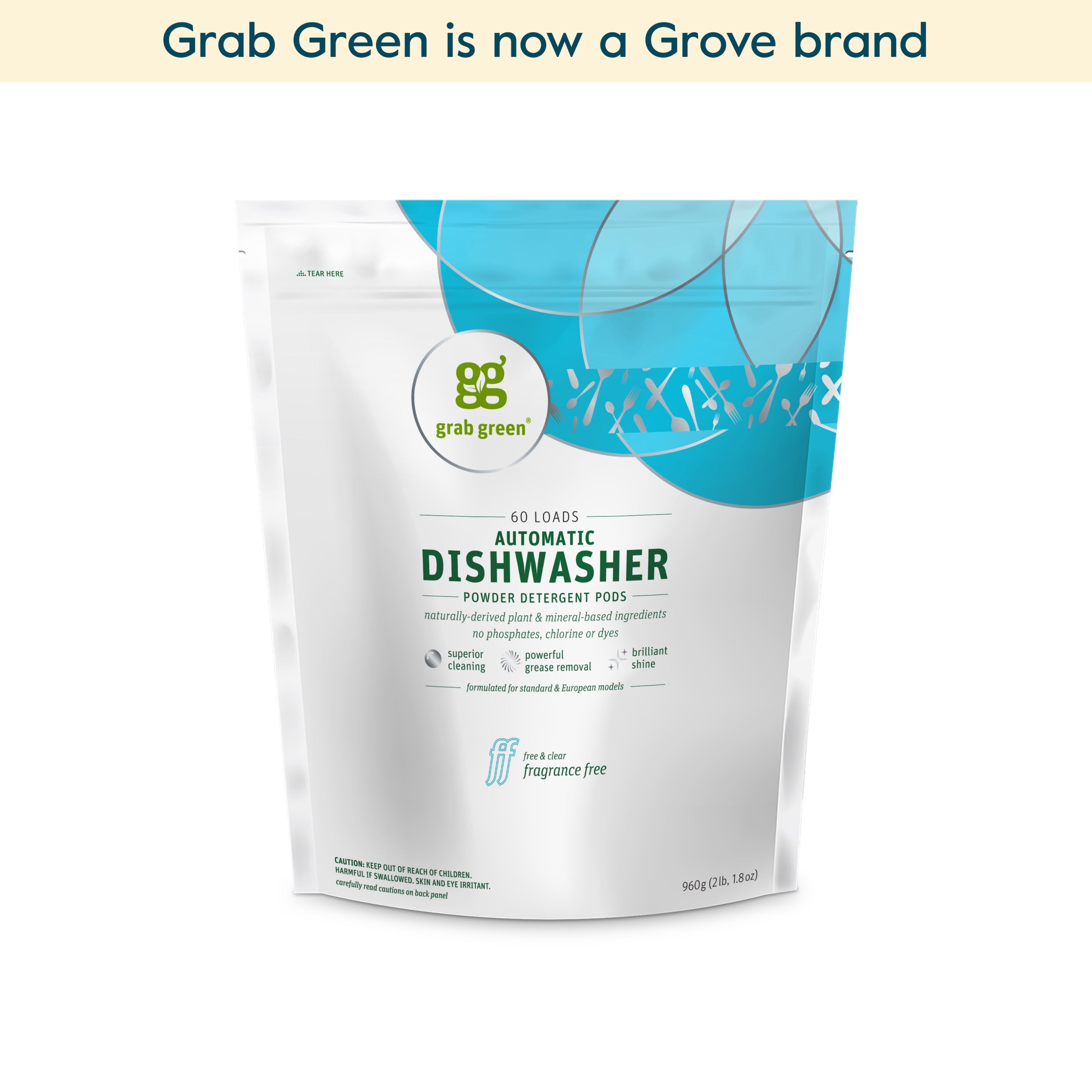 Automatic Dishwasher Detergent Pods - Fragrance Free (Coming Soon!)