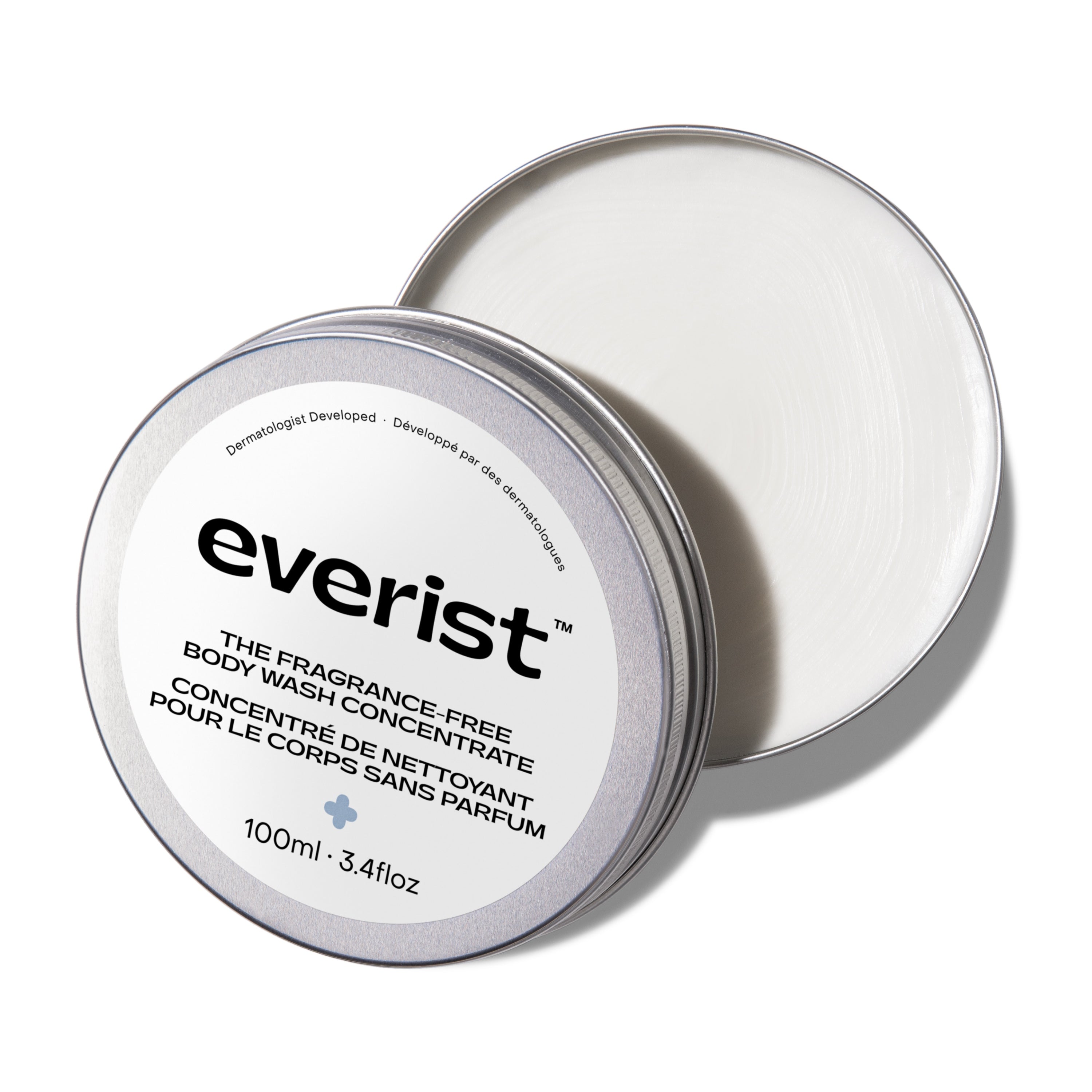 Everist The Fragrance-Free Body Wash Concentrate Tin | Grove Collaborative
