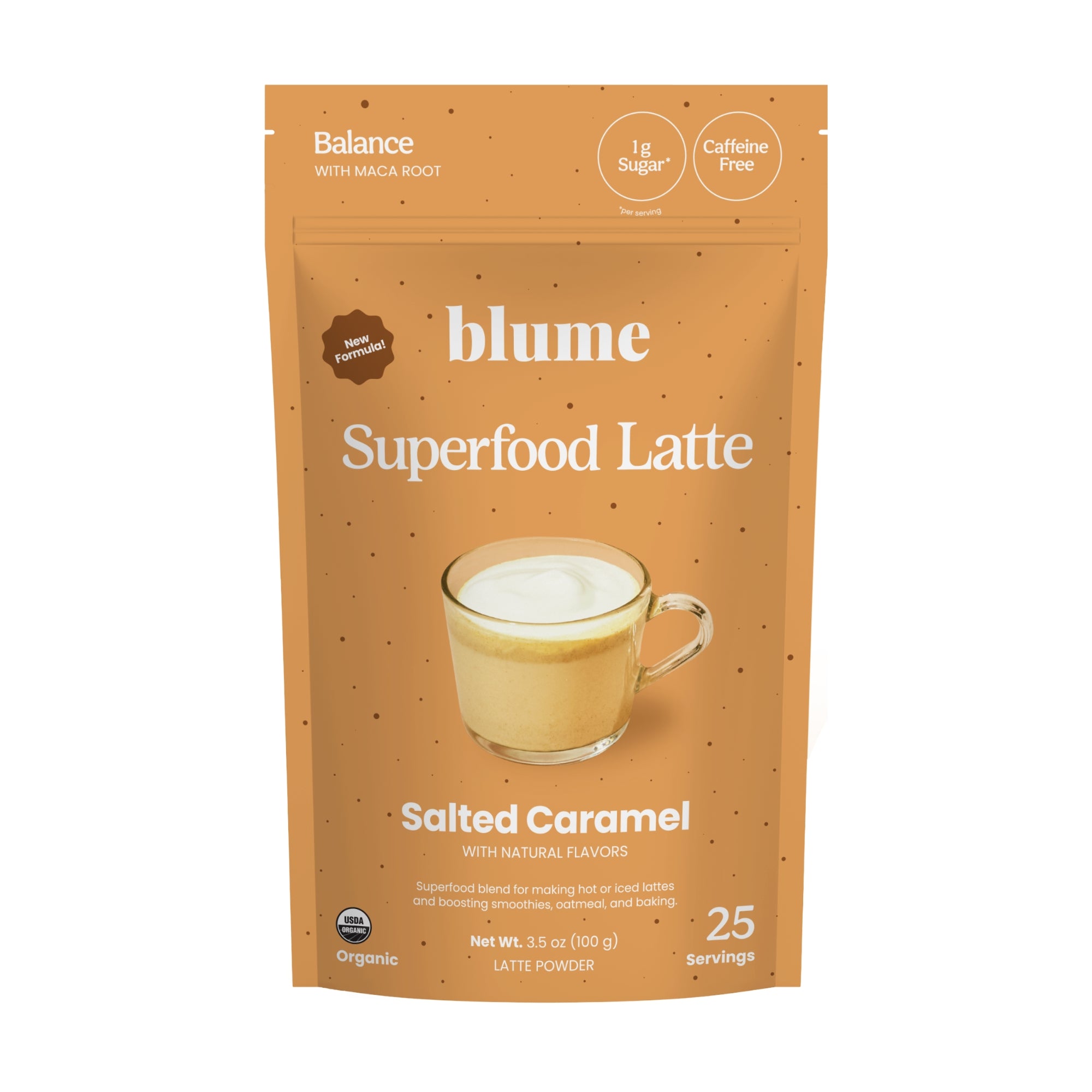 blume Organic Salted Caramel Latte Powder | Grove Collaborative