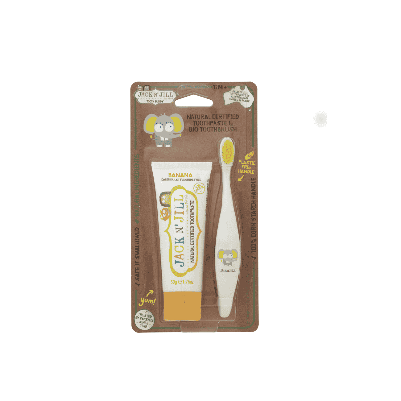 Jack N' Jill Tooth Buddy Pack - Strawberry | Grove Collaborative