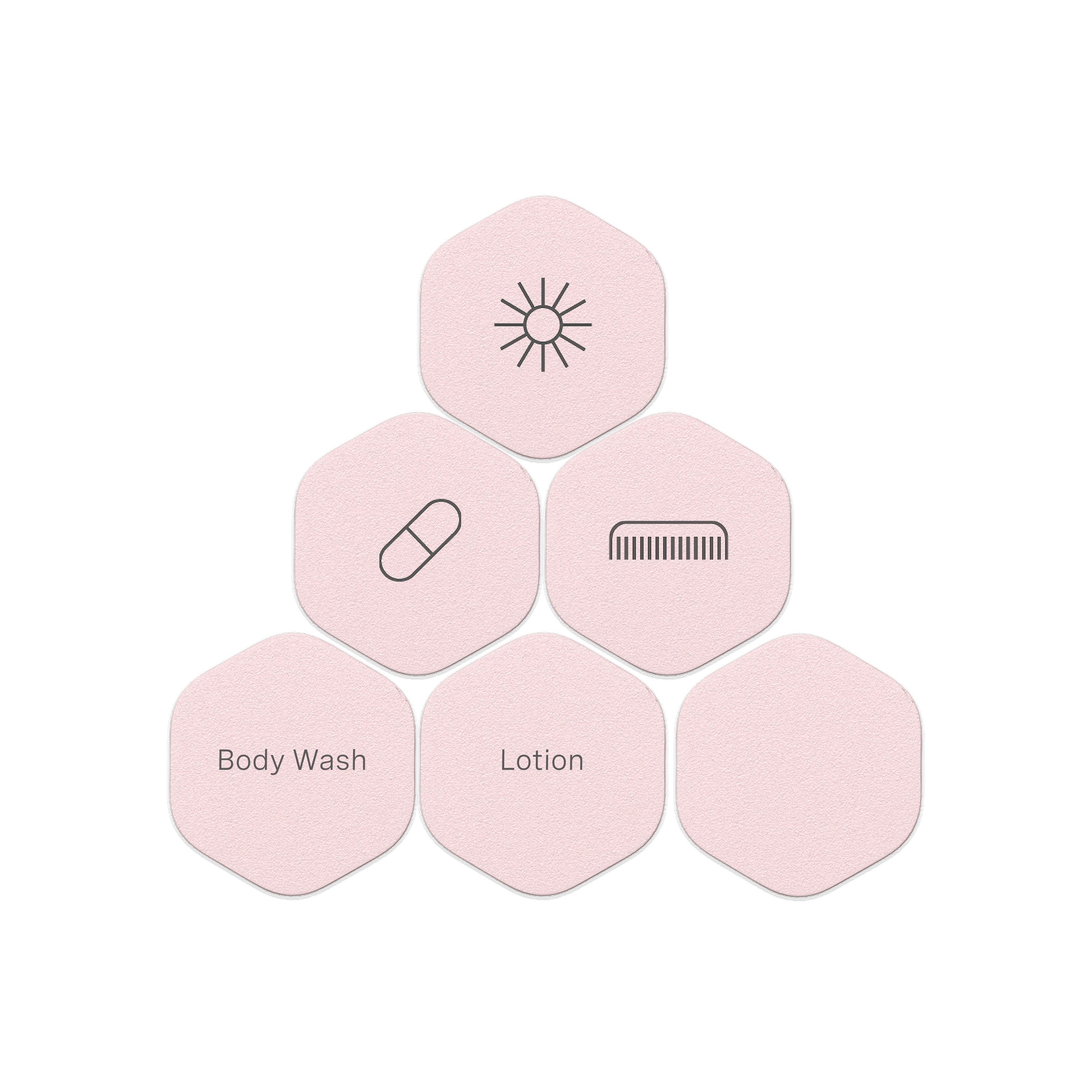 Cadence Cadence Labels - Set of 6 - Petal | Grove Collaborative