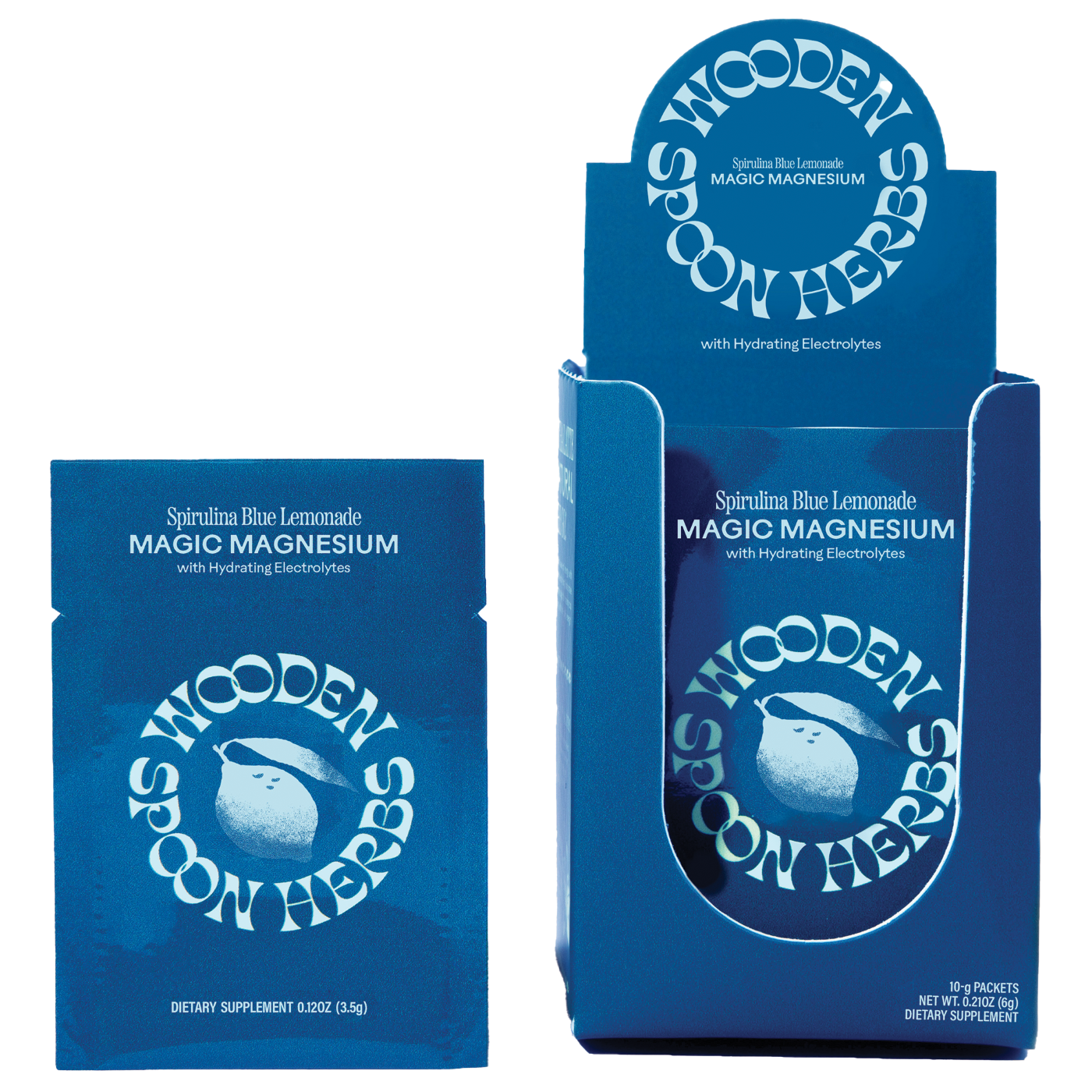Wooden Spoon Herbs Magic Magnesium Citrate, Spirulina Blue Lemonade ...