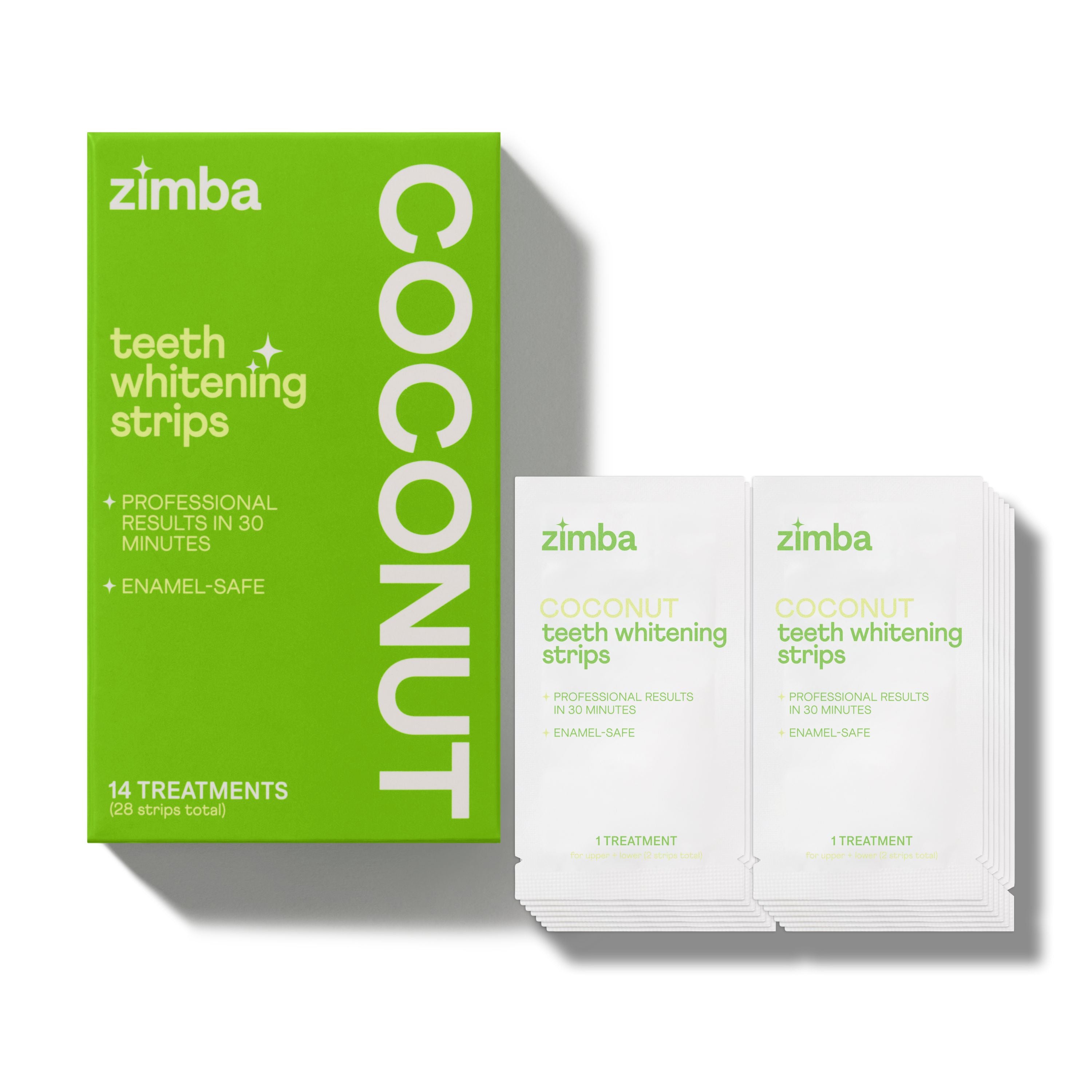 Zimba Whitening Strips - Strawberry | Grove Collaborative