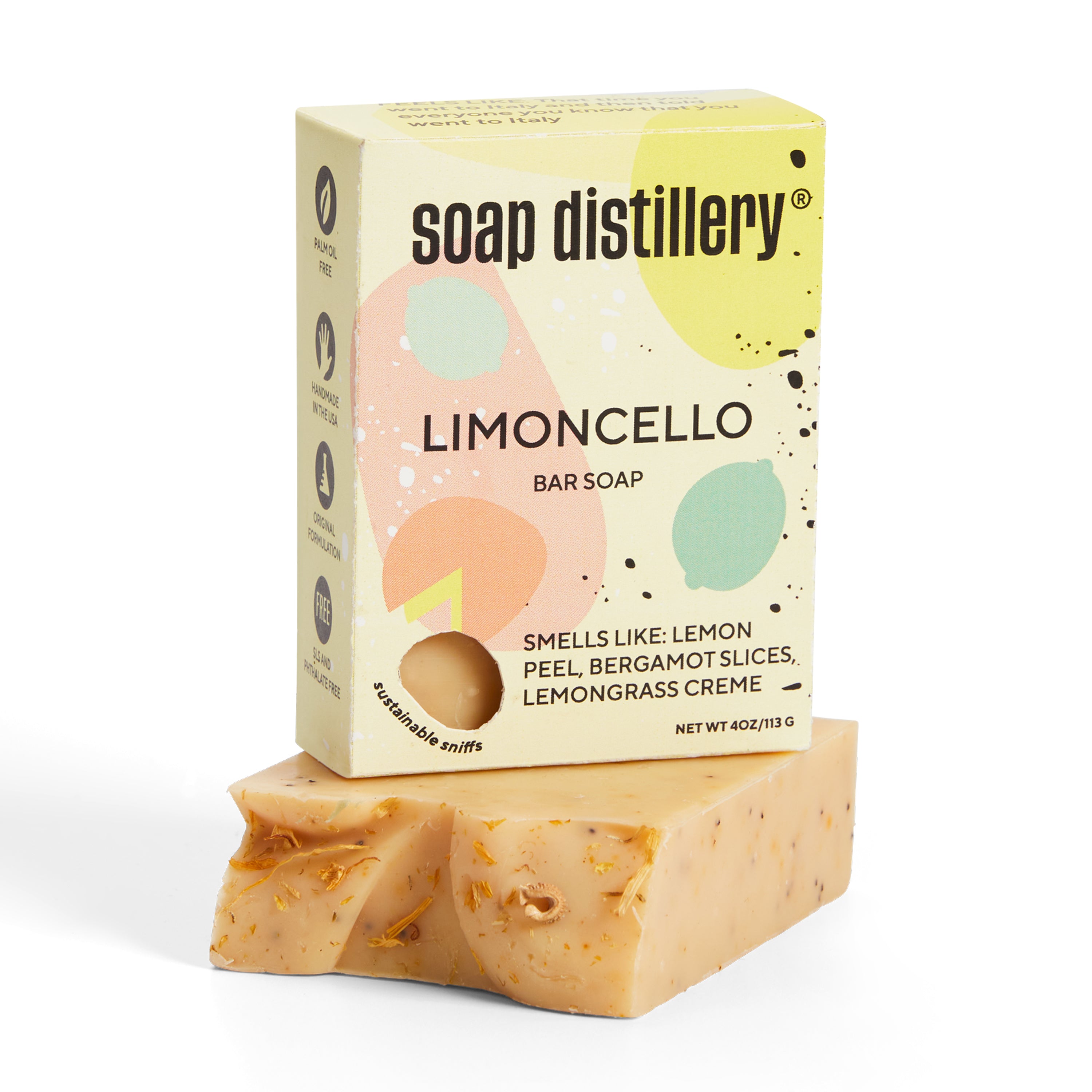 Soap Distillery Bar Soap - Limoncello | Grove Collaborative