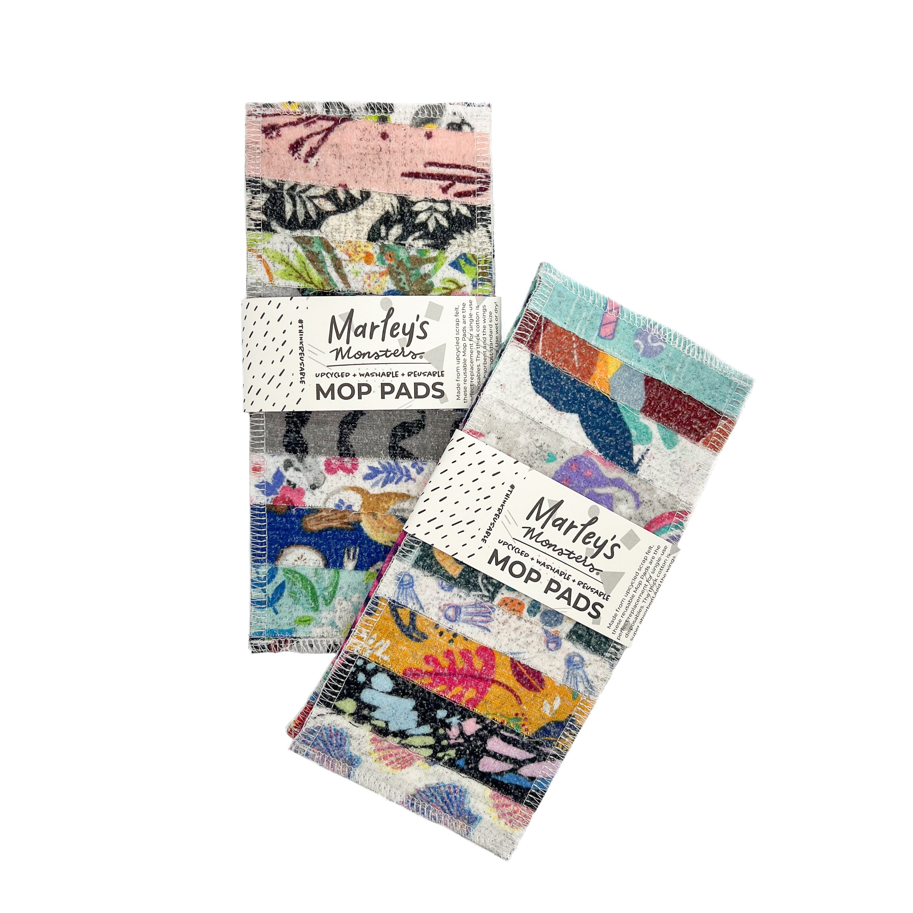 Marley's Monsters Scrap Felt Mop Pads | Grove Collaborative