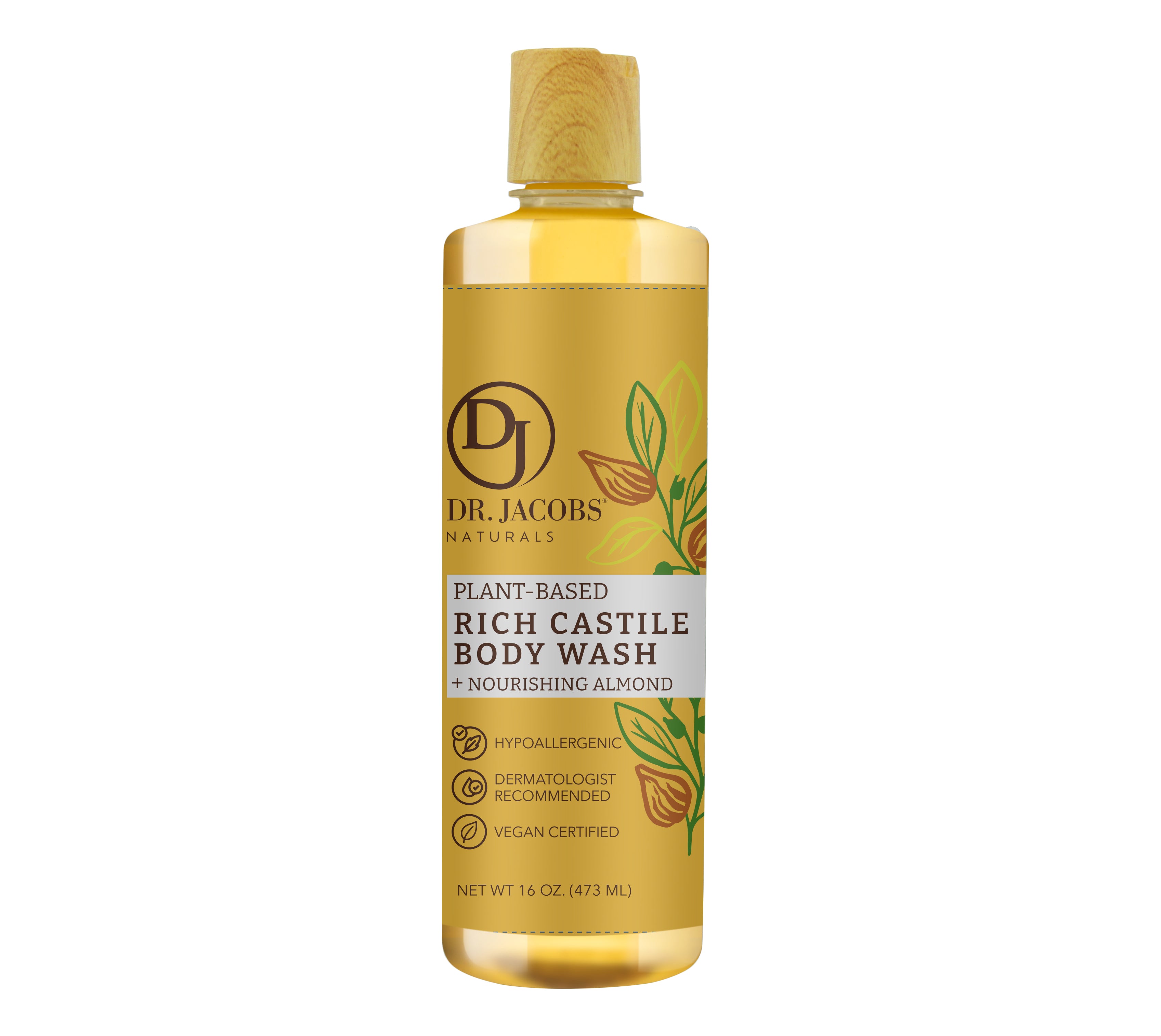 Dr. Jacobs Naturals Rich Castile Body Wash - Rose | Grove Collaborative