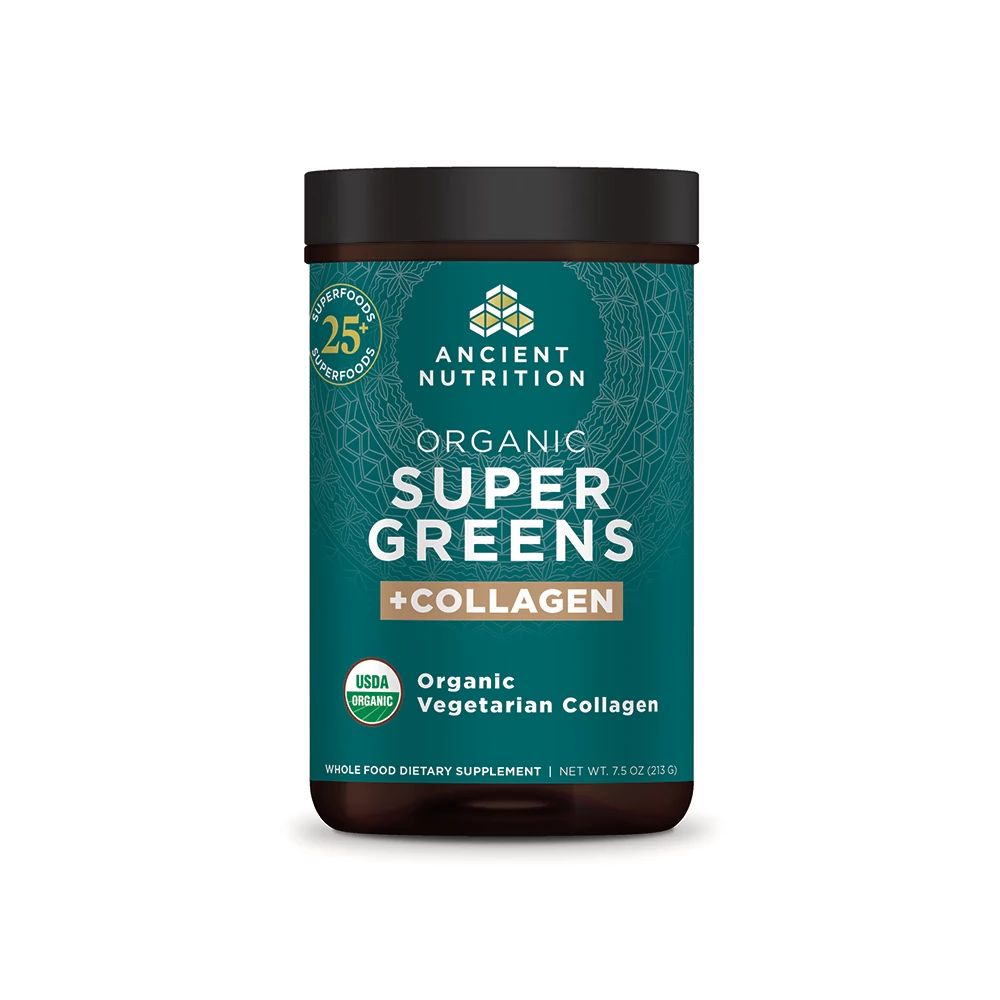 Ancient Nutrition Organic Super Greens + Collagen | Grove Collaborative