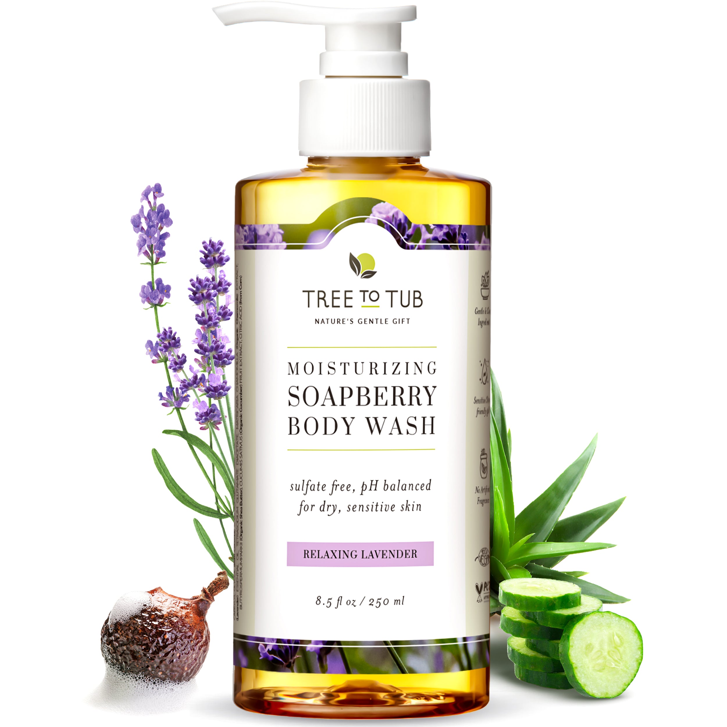 Tree To Tub Ultra Hydrating Body Wash for Dry Skin | Grove Collaborative