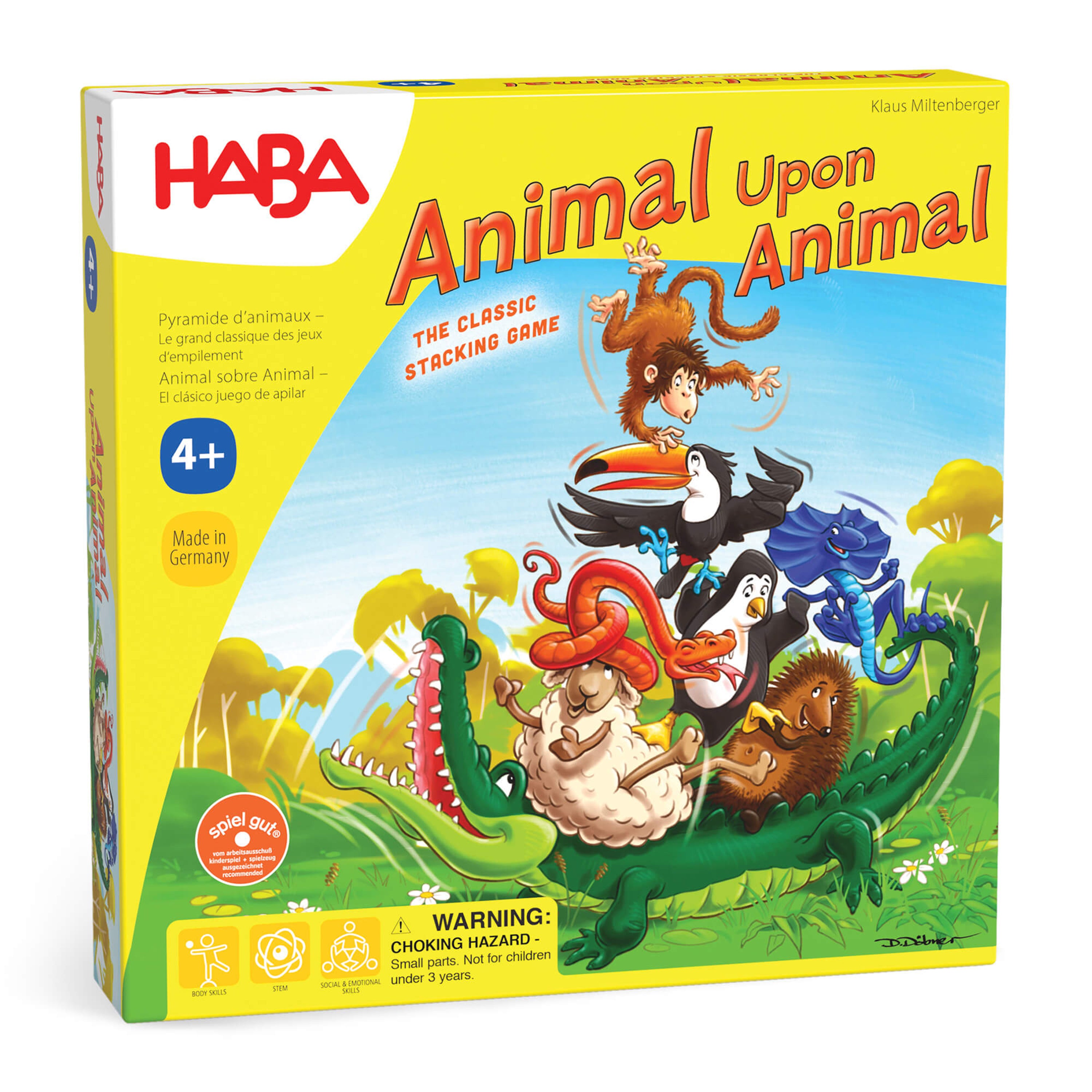 Animal Upon Animal Game made from sustainably sourced wood
