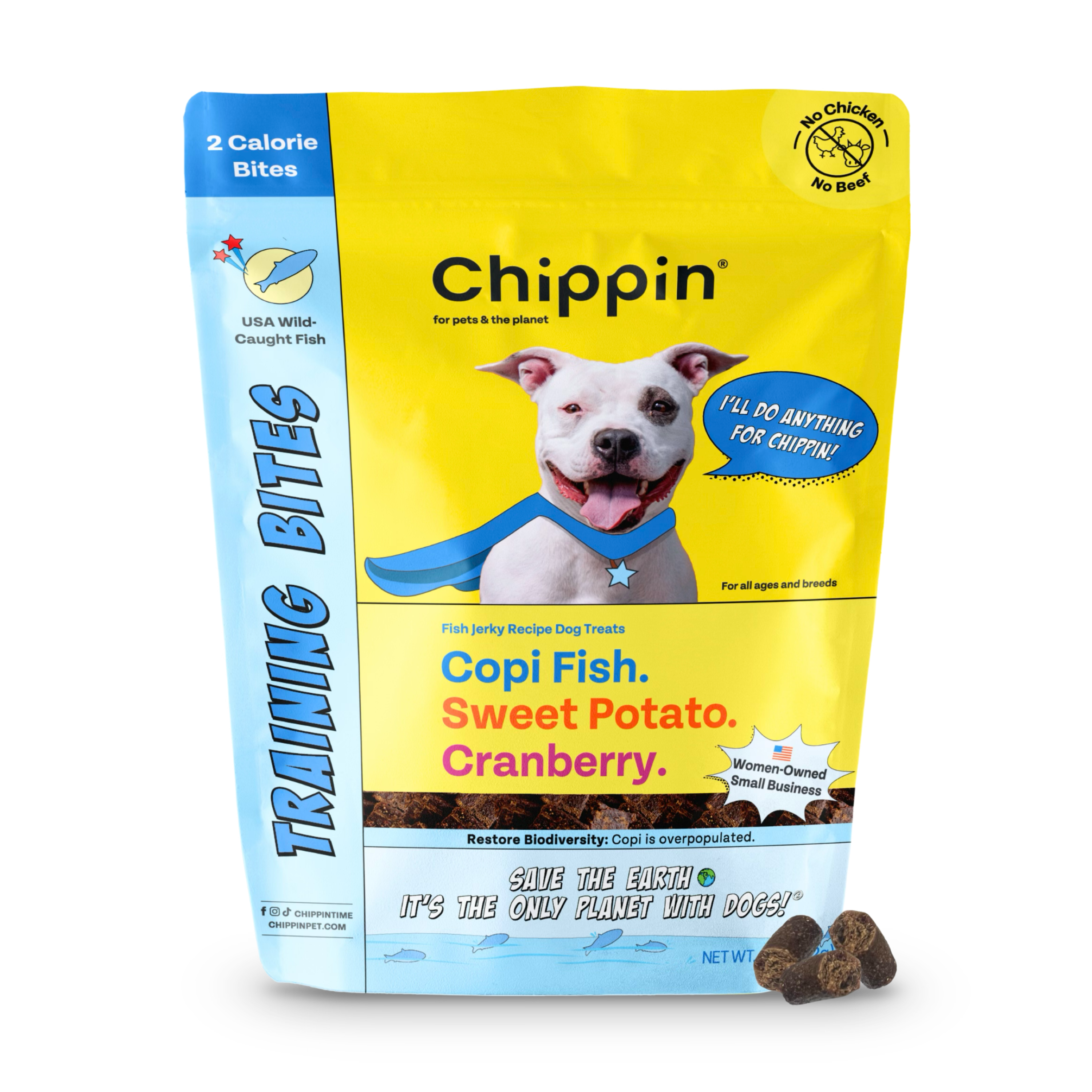 Chippin Wild-Caught Fish Training Bites | Grove Collaborative
