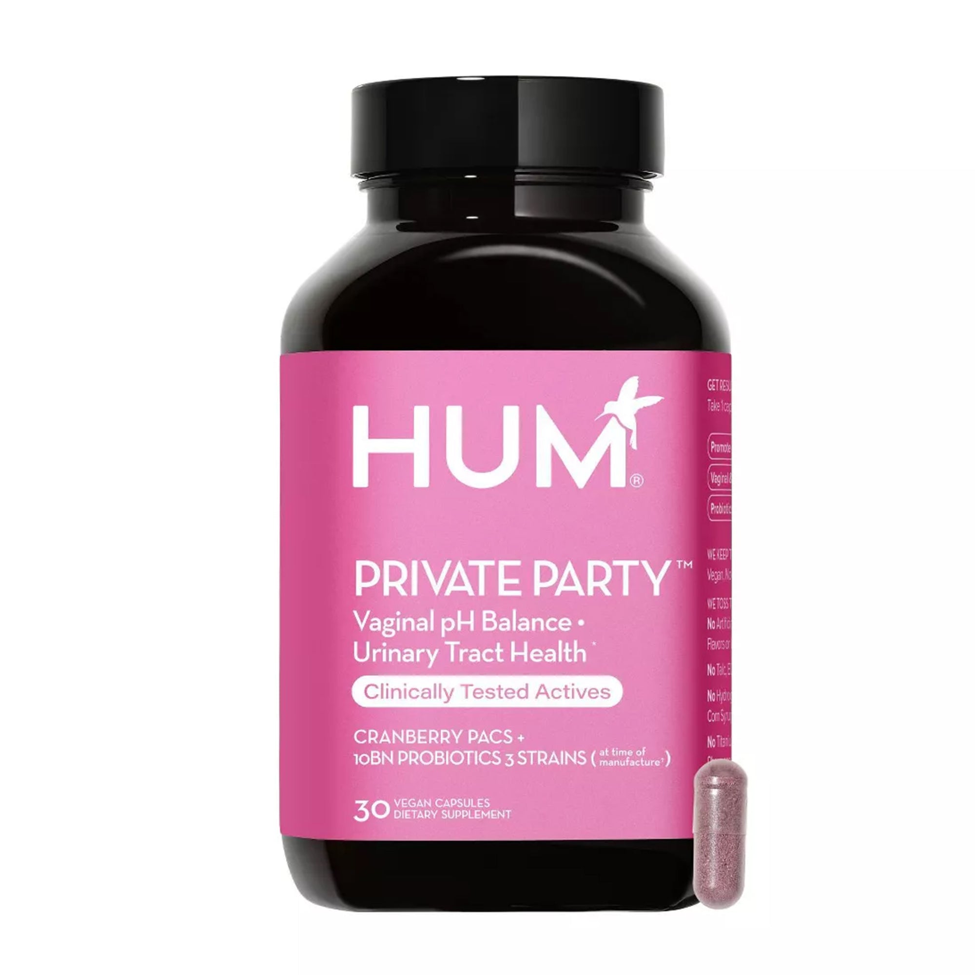 HUM Nutrition Private Party Probiotics - For Vaginal Health | Grove ...