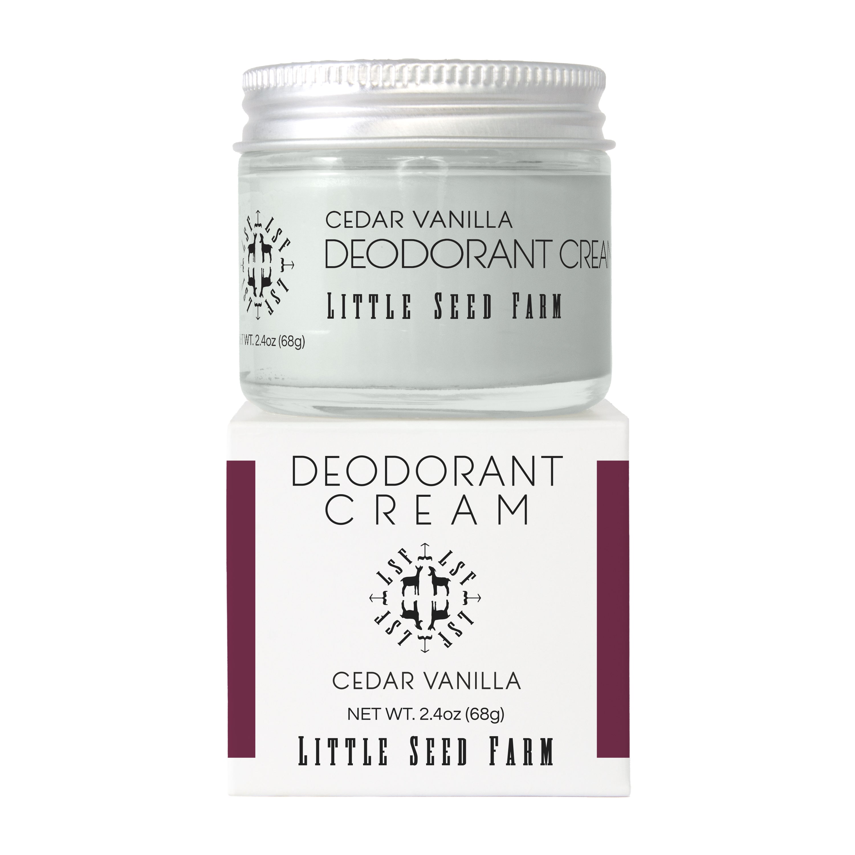 Little Seed Farm Deodorant Creams - Activated Charcoal (Minty Herbal ...