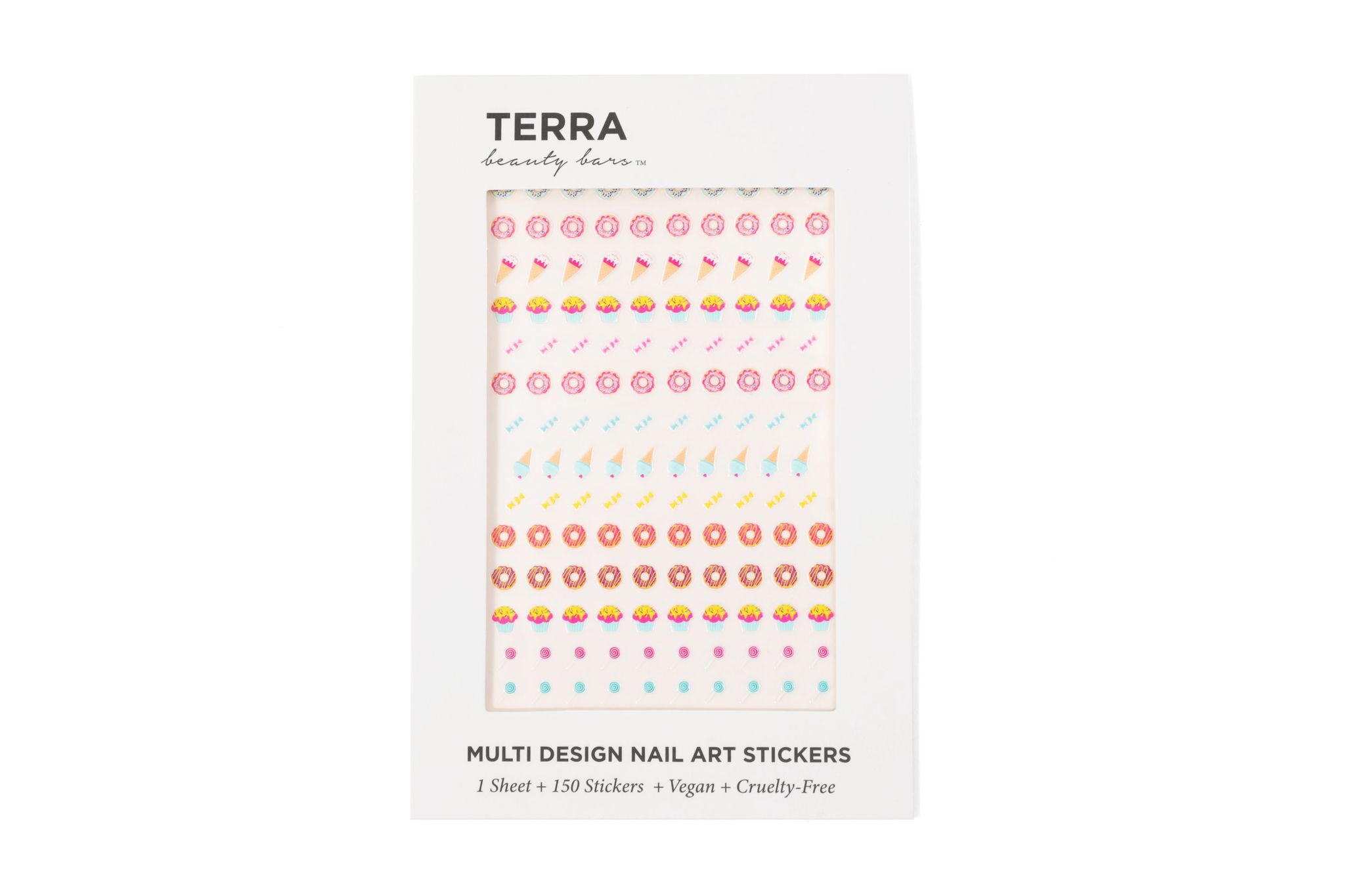 Terra Beauty Bars Nail Art Stickers - Confetti | Grove Collaborative