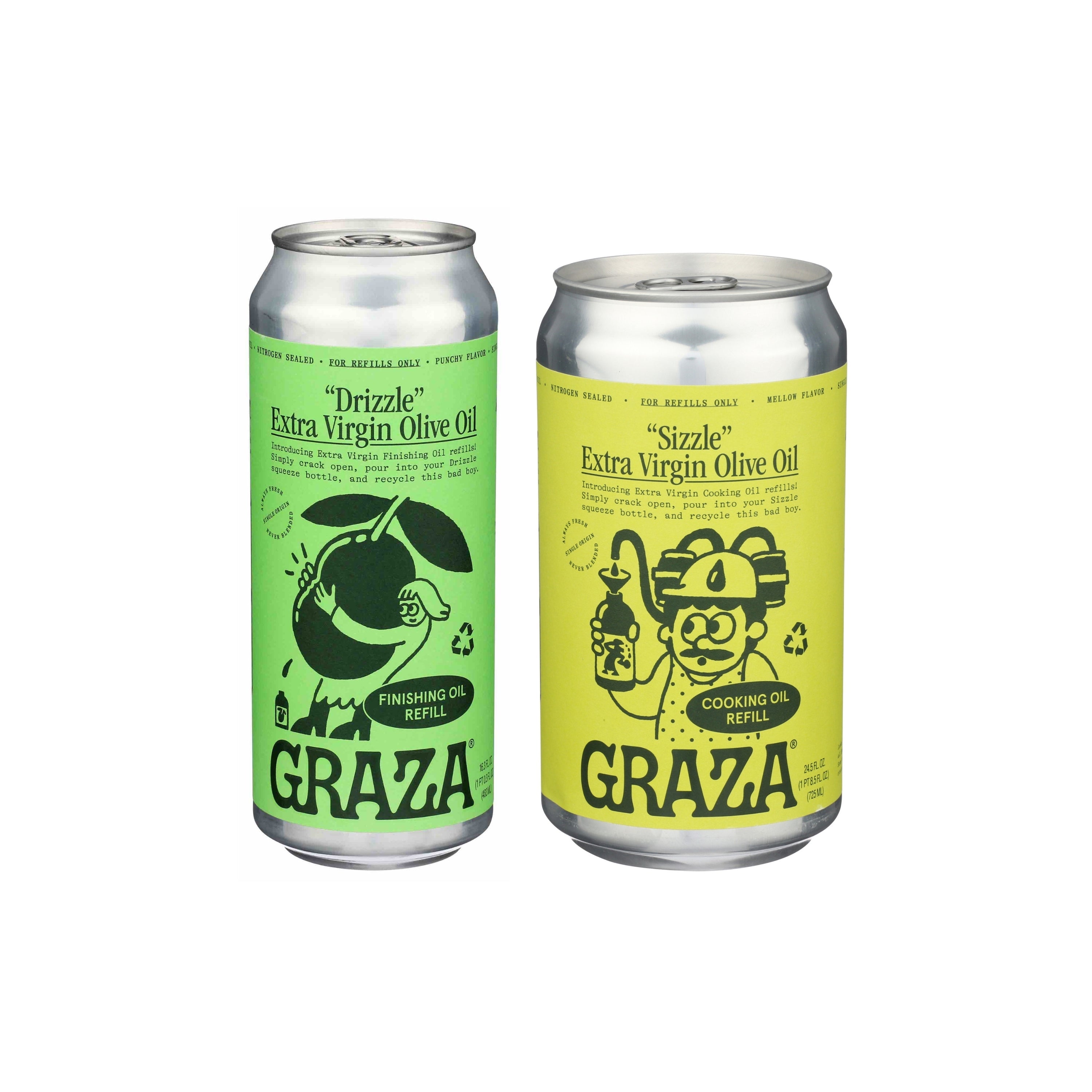 Graza Olive Oil Refill Set | Grove Collaborative