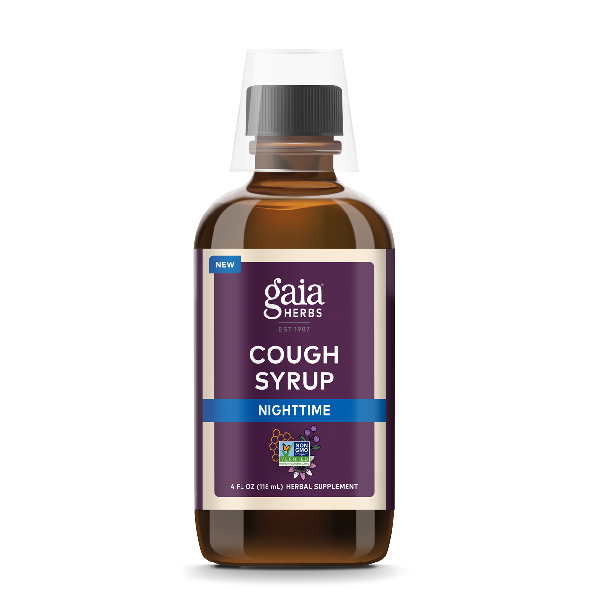 Gaia Herbs Cough Syrup Nighttime | Grove Collaborative