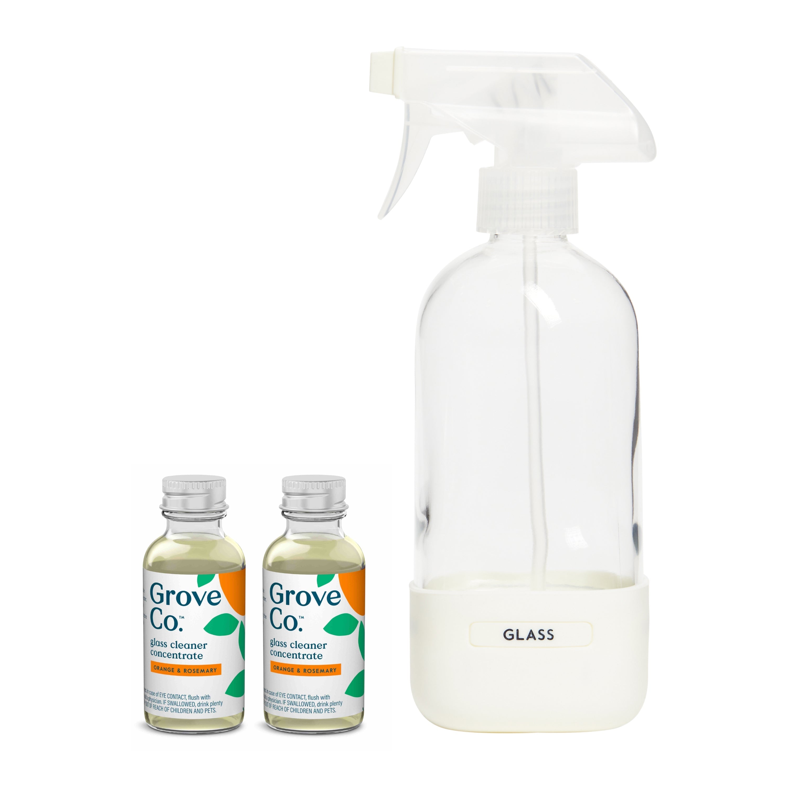 Grove Co. Glass Cleaner Starter Set - Wild Mint | Grove Collaborative