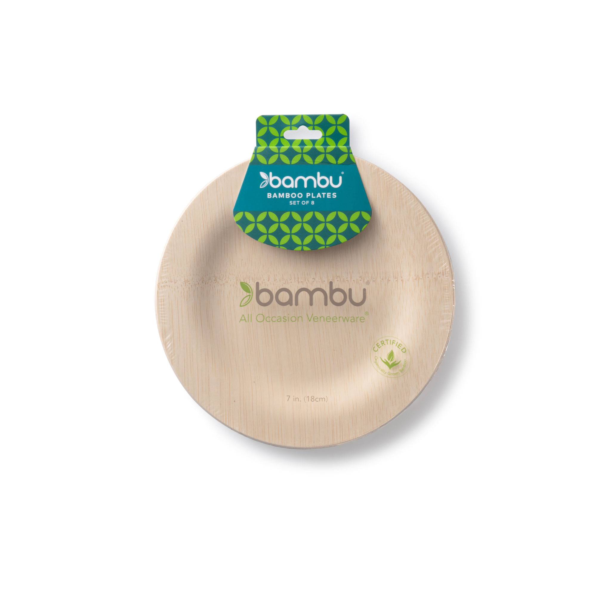 Bambu Disposable Bamboo Plates - 7 Inch | Grove Collaborative