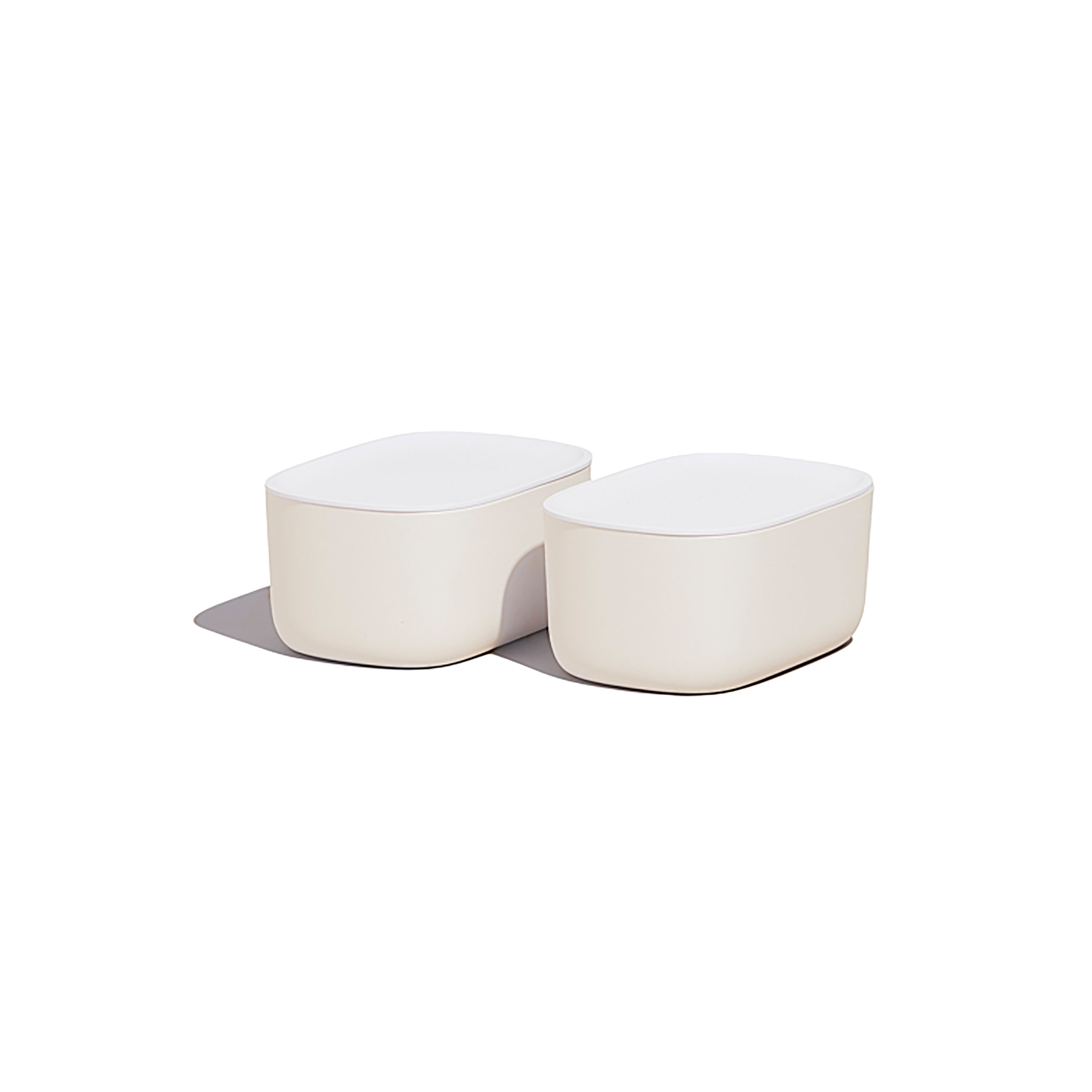 Open Spaces Small Storage Bins - Navy + Lavender | Grove Collaborative